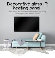 China 4mm Bathroom Tempered Glass Infrared Heater Panel with Hollow Structure and RAL Color for sale