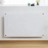 China 4mm Bathroom Tempered Glass Infrared Heater Panel with Hollow Structure and RAL Color for sale