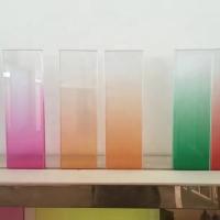 China Performance Flat Rectangle 10.76mm 12.76mm 17.14mm 21.52mm Gradient PVB Tempered Laminated Glass for sale