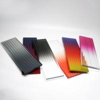 China 6 6mm Gradient Color Double Tempered Laminated Glass for Bathroom Living Room Exterior for sale