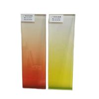 China Colorful Stained Glass for Doors Windows 6 6 Thickness CCC/ISO9001/CE/SGCC for sale
