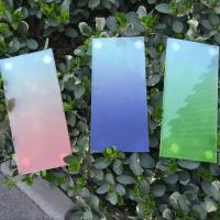 China Colorful Stained Glass for Doors Windows 6 6 Thickness CCC/ISO9001/CE/SGCC for sale