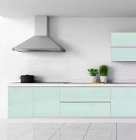 China Eco-friendly 6mm Decorative Lacquered Glass Workstation Partitions for Workstations for sale