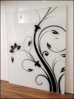 China CCC/ISO9001/CE/SGCC Certificate 4mm Thick Painted Glass for Kitchen Bathroom Living Room Exterior- Glass for sale