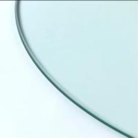 China 8mm Silk Screen Colored Tempered Ultra Clear Glass for Tabletop Furniture Decoration for sale