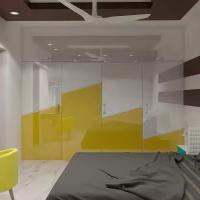 China 5mm Qualified White Lacquered Back Painted Glass for Decoration in Contemporary Style for sale