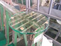 China 8mm Silk Screen Colored Tempered Ultra Clear Glass for Tabletop Furniture Decoration for sale
