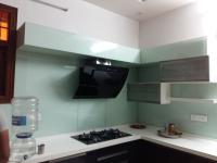 China 5mm Qualified White Lacquered Back Painted Glass for Decoration in Contemporary Style for sale