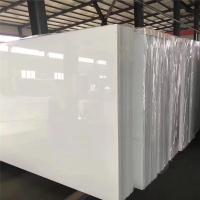 China 5mm Qualified White Lacquered Back Painted Glass for Decoration in Contemporary Style for sale
