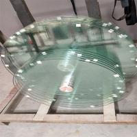 China EN12150 Certified 6-12mm Tempered Polished Laminated Glass for Tabletop and Bathroom Door for sale