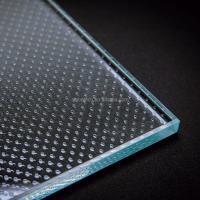 China Anti Slip Frost Acid Etch Tempered Glass for Hotel Bedroom Staircase Floor Decoration for sale