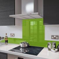 China Logo Customized Logo 6mm Ultra Clear Glass Kitchen Splashbacks with Digital Printing for sale