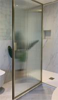 China Customized Color Frosted Glass Door Fluted Moru Tempered Glass for Interior Home Decoration for sale