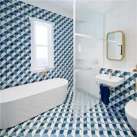 China Silk Printing Frosted Glass Reeded Fluted Moru Tempered Glass Panel For Shower Screen Design for sale