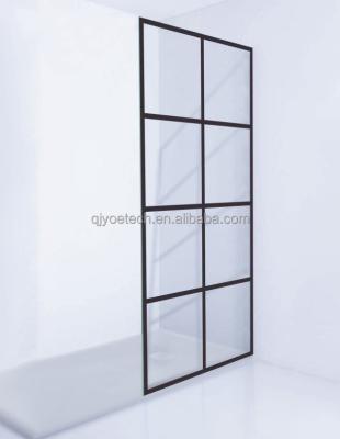 China Customized Logo Elegant Design Single French Shower Door for Bathroom or Living Room for sale