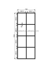 China Fine Polished Edge Tempered Glass Fixed Screen for Bathroom or Living Room in Apartments for sale