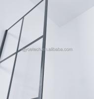 China Fine Polished Edge Tempered Glass Fixed Screen for Bathroom or Living Room in Apartments for sale