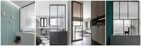 China Upgrade Your Furniture with Flat Frosted Glass Reeded Fluted Moru Tempered Glass Panel for sale