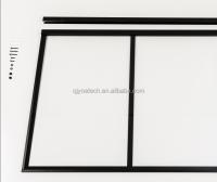China Flat Tempered Glass French Shower Door for Bathroom Decoration in Apartments or Hotels for sale