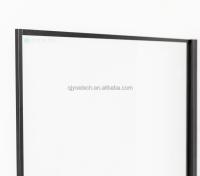 China Elegant Single French Shower Door 6-12mm Thickness Fine Polished Edge Tempered Glass for sale