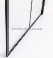 China Elegant Single French Shower Door 6-12mm Thickness Fine Polished Edge Tempered Glass for sale