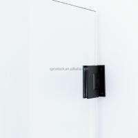 China Tempered Glass Design Single Frameless Swing Shower Glass Door for Elegant Living Room for sale