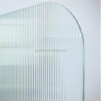 China Bronze and Gray Moru Tempered Glass Shelves for Kitchen Cabinet 8mm Clear/Gray Color for sale