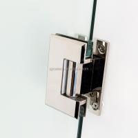 China Chrome Adjustable Hinged Single Frameless Shower Door for Bathroom Living Room SAMPLE for sale