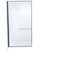 China Ultra Clear Moru Patterned French Door Fixed Shower Screen for Elegant Bathroom Design for sale