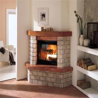 China Flat Ceramic Glass Fireplace Door with Superior Heat Resistant Properties for sale
