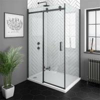 China QJYSDG01 3mm-12mm Thickness Frameless Sliding Shower Door for Bathroom for sale
