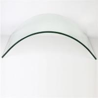 China Hotel Curved Clear Tempered Glass Panels for Shopping Mall Building 3mm-12mm Thickness for sale