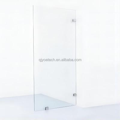 China Elegant Hotel Decoration Tempered Glass Fixed Shower Screen for Bathroom Living Room for sale