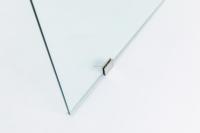 China Contemporary Bathroom Must-Have Brushed Nickel Finish Shower Door with Tempered Glass for sale