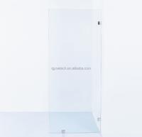 China Contemporary Bathroom Must-Have Brushed Nickel Finish Shower Door with Tempered Glass for sale