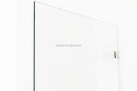 China Contemporary Bathroom Must-Have Brushed Nickel Finish Shower Door with Tempered Glass for sale