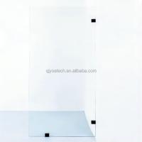 China Elegant Design Tempered Glass Shower Screen for Bathroom Living Room Fixed Shower Door for sale
