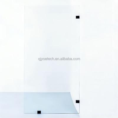 China Elegant Design Tempered Glass Shower Screen for Bathroom Living Room Fixed Shower Door for sale