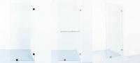 China Elegant Design Tempered Glass Shower Screen for Bathroom Living Room Fixed Shower Door for sale
