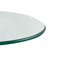 China Office Building Must-Have Customized Round Clear Tempered Table Top 8mm 12mm for sale