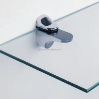 China Fine Polished Edge Flat Tempered Safety Glass Shelf for Bathroom Decorative Design for sale