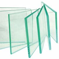 China Industrial Transparent Tempered Glass Chair Mats for Home Office Floor Protection for sale