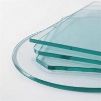 China Industrial Transparent Tempered Glass Chair Mats for Home Office Floor Protection for sale