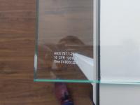 China Industrial Transparent Tempered Glass Chair Mats for Home Office Floor Protection for sale