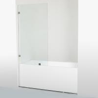 China Frameless Clear Tempered Glass Black Profile Walk in Shower Screen Shower Door for Industrial for sale