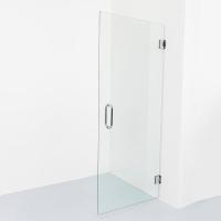 China Frameless Clear Tempered Glass Black Profile Walk in Shower Screen Shower Door for Industrial for sale