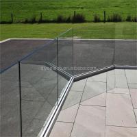 China Silk Printed Flat Tempered Safety Glass Balustrades for Outdoor Balcony Stairs Decking for sale