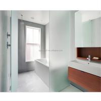 China Cutting Edging Drilling Tempered Glass Fixed Shower Screen for Bathroom Living Room for sale