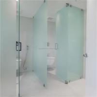 China Cutting Edging Drilling Tempered Glass Fixed Shower Screen for Bathroom Living Room for sale