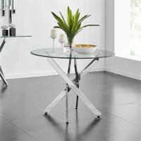 China Square 6-12mm Cracked Table Top Glass for Sophisticated Decoration for sale